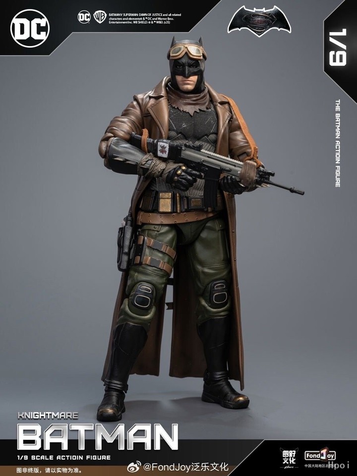 Pre-order FondJoy DC BVS Knightmare Batman 1/9 Complete Action Figure ...