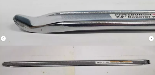 Tire Iron Pry Bar 24 in. Tool Curved Spoon Lever Tire Changing Auto Car ...