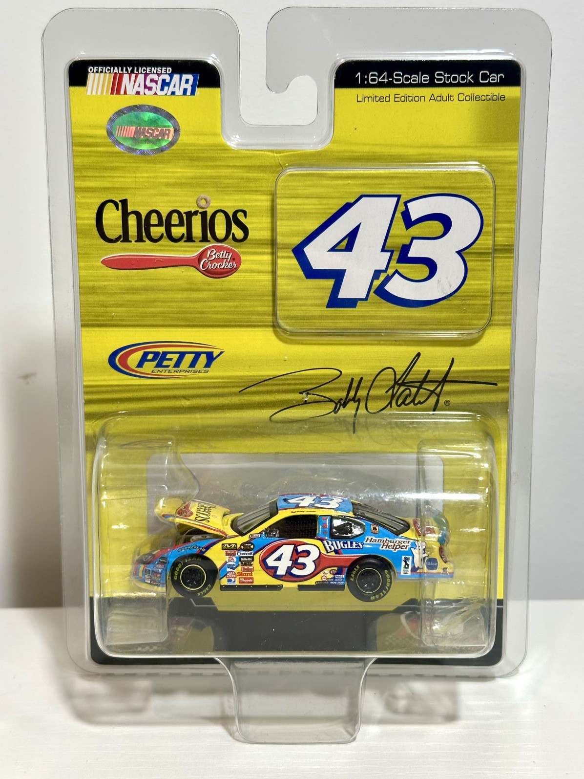 2007 Bobby Labonte #43 Cheerios 1/64 Scale NASCAR Diecast Drivers ...