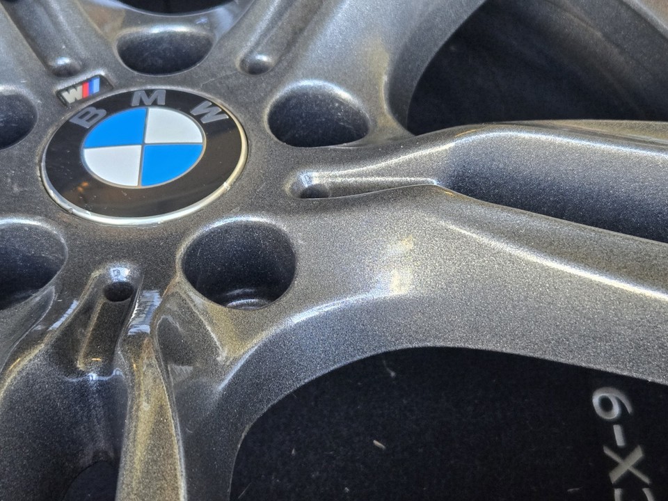Genuine BMW M Sport 18" 400M Wheels Gunmetal Coated OEM TPMS 18x8 Front ...