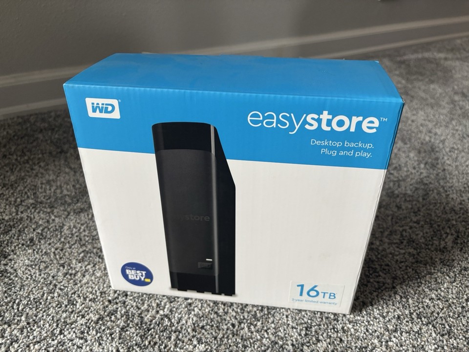 WD Easystore 16 TB External Hard Drive K32 Chia XCH Drive (pre-plotted ...