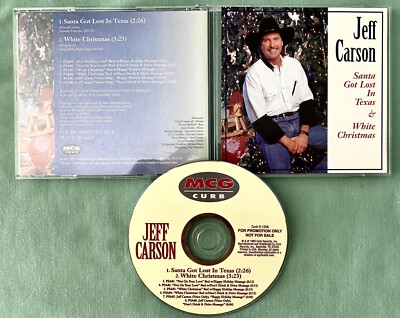 Jeff Carson Promo CD Santa Got Lost IN Texas | eBay