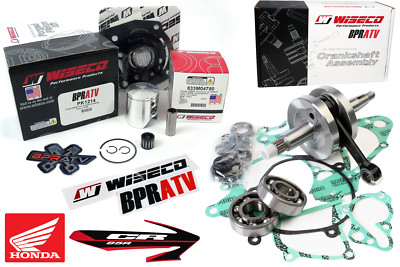 Honda CR85R CR 85R Wiseco Engine Rebuild Kit Crankshaft Piston Gasket ...