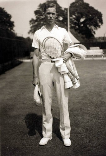 Tennis Circa 1930 Ellsworth Vines Usa Winner Of The Wimbledon Old Photo ...
