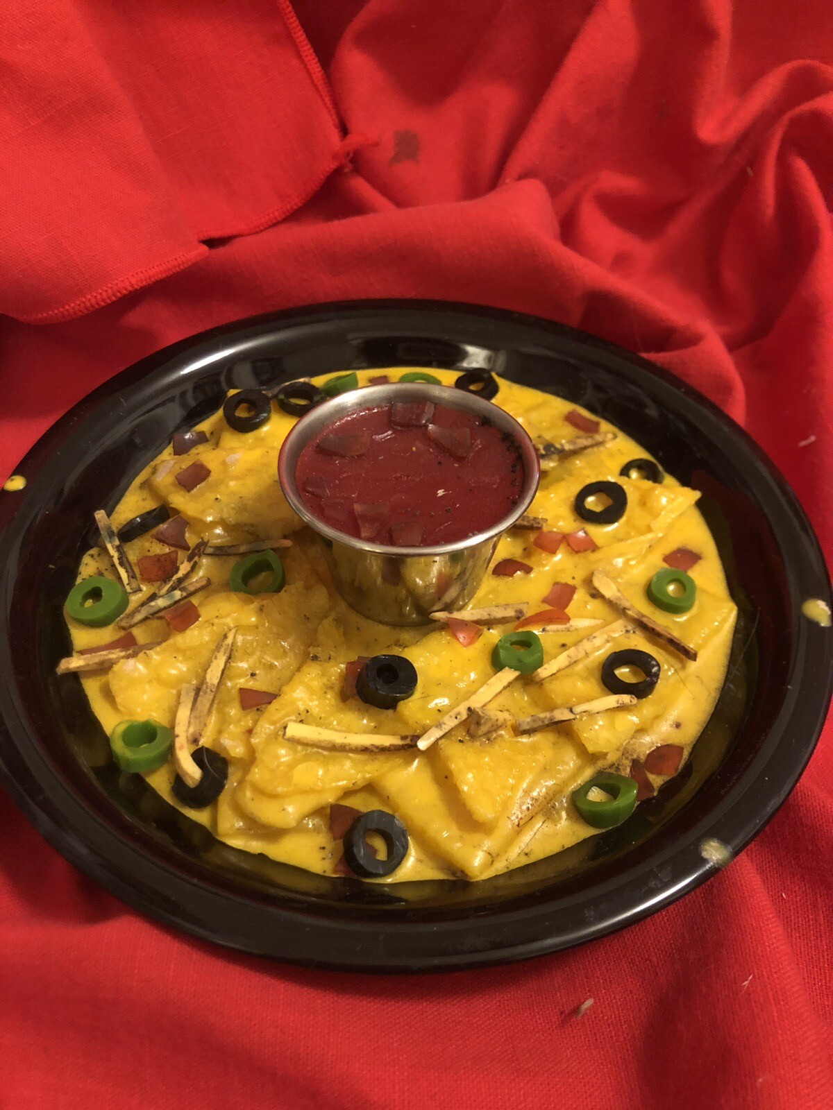Fake Food Sculpture: Nachos Chips & Salsa | eBay