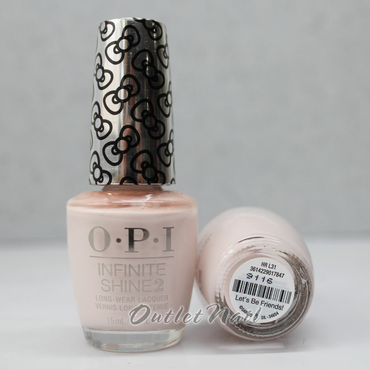 OPI Nail Lacquer Hello Kitty- LET'S BE FRIENDS! - HR L31 NLH82 NL H82 ...