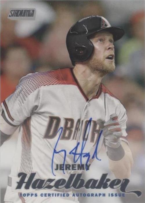 2017 Topps Stadium Club - Autographs Jeremy Hazelbaker #SCA-JH (AU) for ...