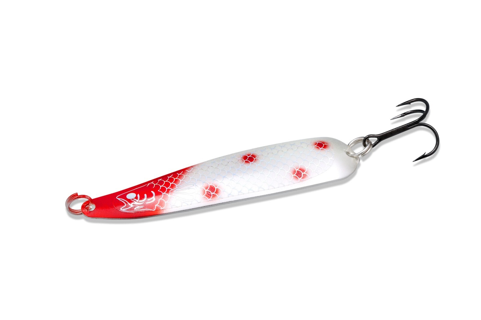 Williams Quick Silver Fishing Lure - QKS4-PRLRD - Pearl & Red Dots ...