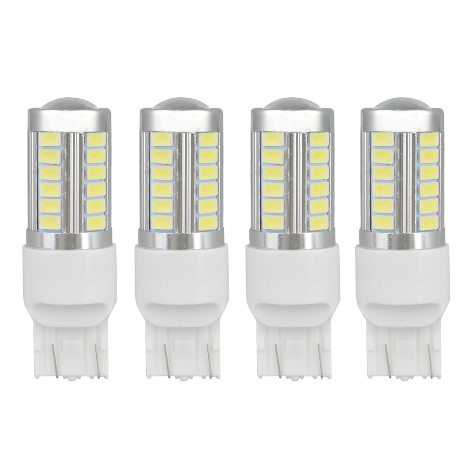 4x Super White Canbus 7443 7440 7444 33SMD LED Back Up Reverse Light ...