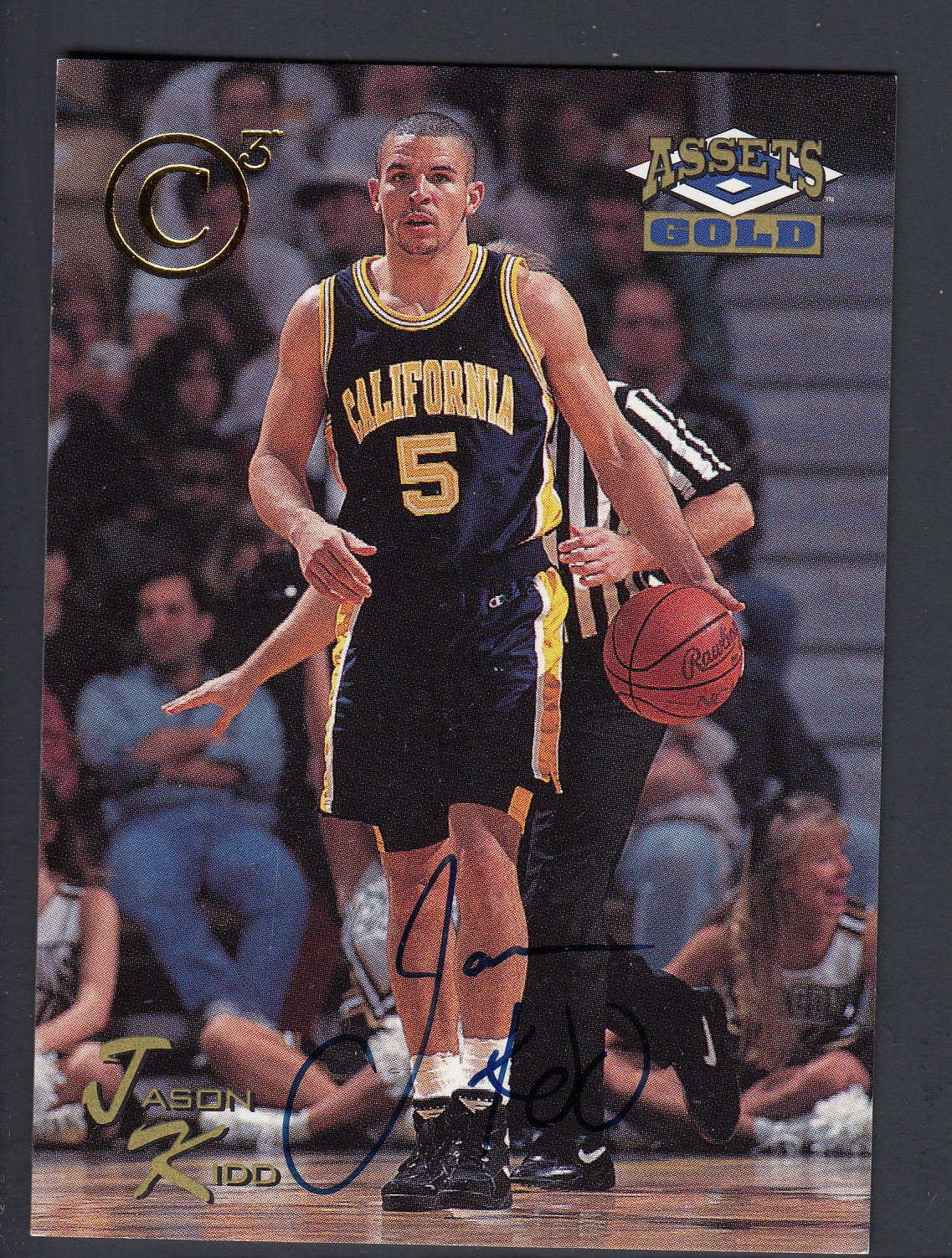 Jason Kidd 1994-95 Classic Gold Assets Collectors Club On Card ...
