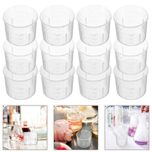 200 Pcs Measuring Cup Clear Scale Cups Mixing with Graduated Beaker | eBay