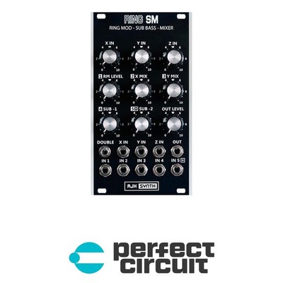 AJH Synth Ring SM Ring Mod Sub Mixer Black EURORACK - NEW - PERFECT ...