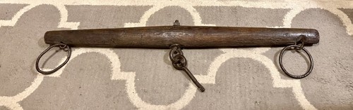 Antique 35” Single Tree Yoke ~ Horse, Ox ~Wooden Harness & Cast Iron ...
