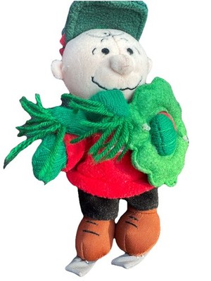 2005 Coyne’s & Company Peanuts Charlie Brown Wreath Merry Christmas ...