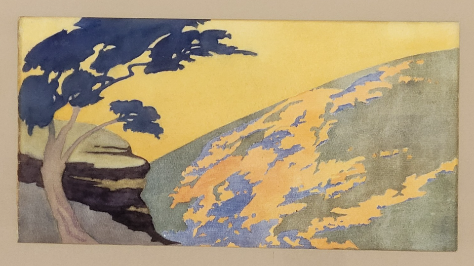 Boris Riedel 1930s Watercolor Painting Illustration vintage Art Deco ...