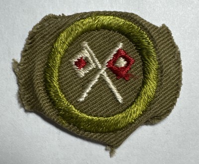 BSA Signaling Merit Badge 1947-1960 Type E | eBay