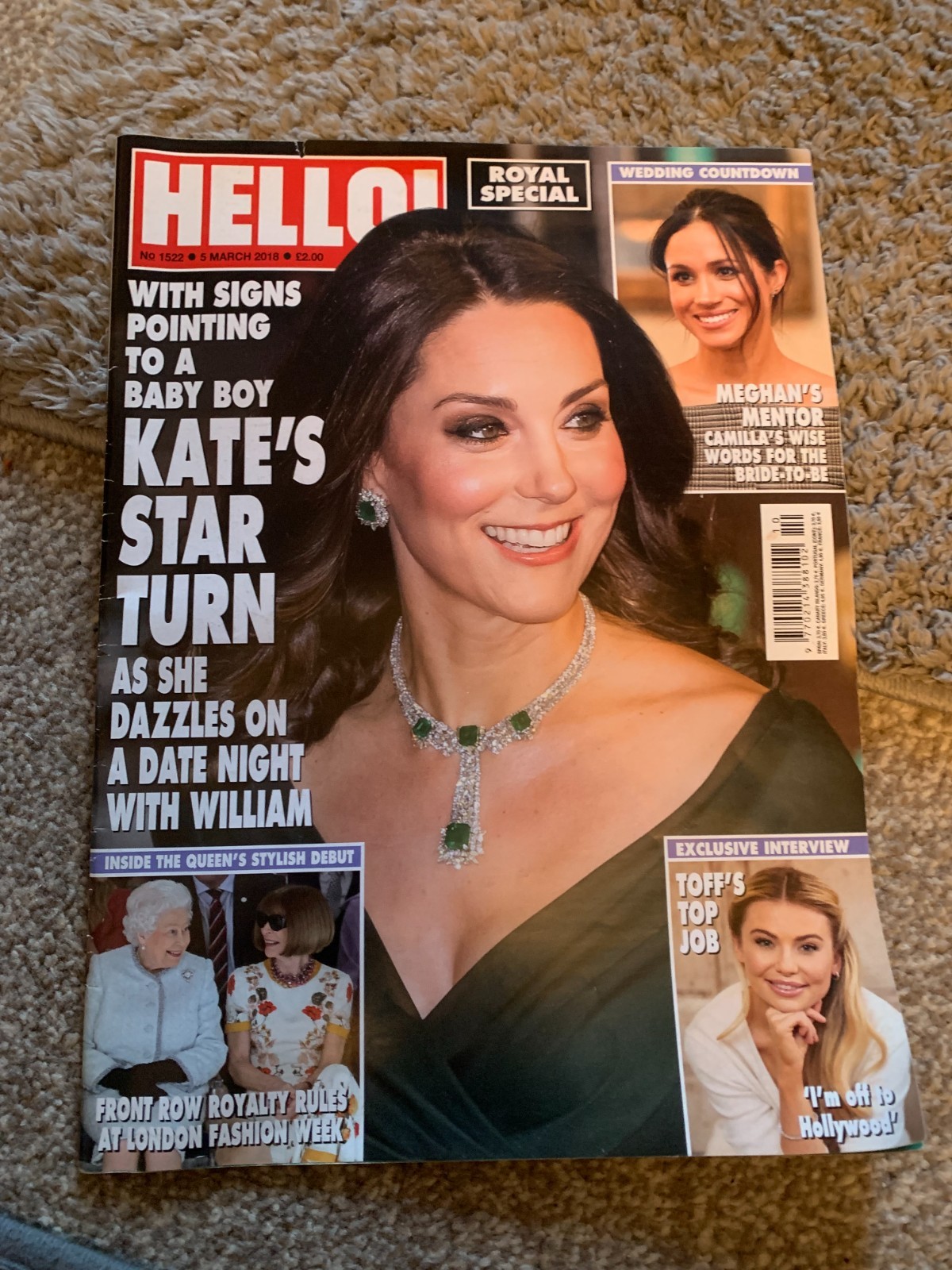 HELLO! MAGAZINE #1522 MARCH 2018 - ROYAL SPECIAL - KATE MIDDLETON COVER ...