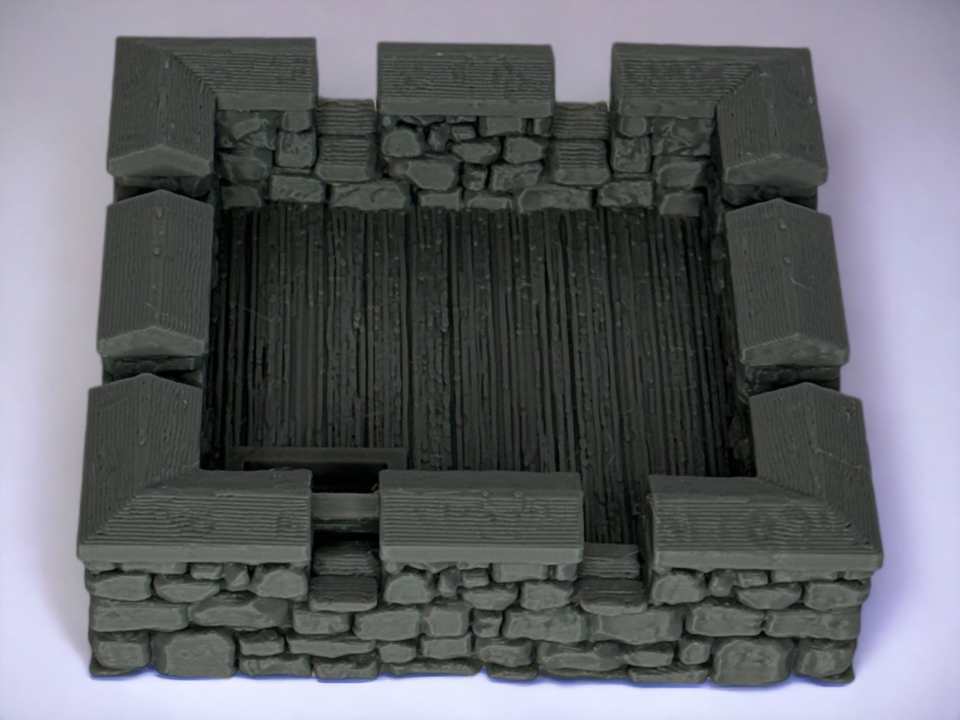 Medieval Stone Castle Terrain for DND and Tabletop Games, Tabletop ...