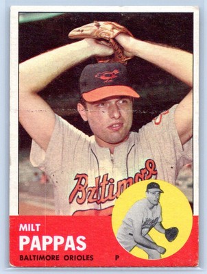 Milt Pappas 1963 Topps #358 | eBay