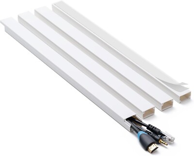 Cord Hider, 58In Cable Hider, Cord Covers for Wires on Wall, Paintable ...