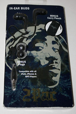 Tupac Shakur Rap Group In Ear Buds w/ Collectible Pouch New NOS 2012 | eBay