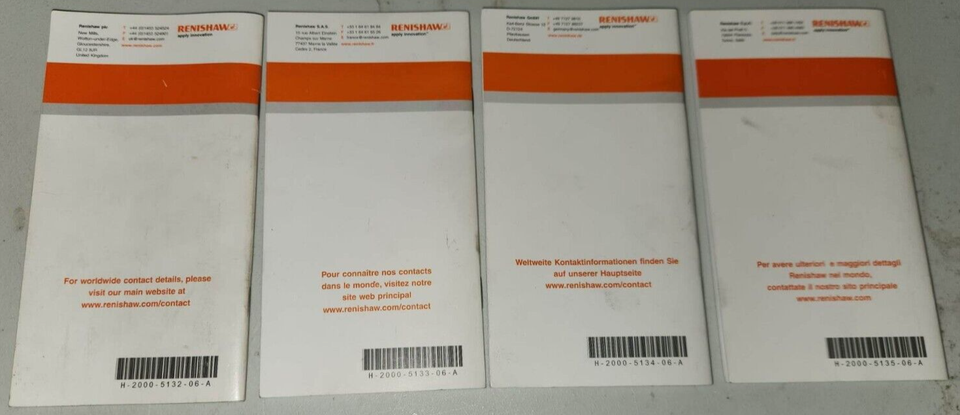 1124 Renishaw MP700 Probe System Operators Guide H-2000-5132-06-A 5133 ...