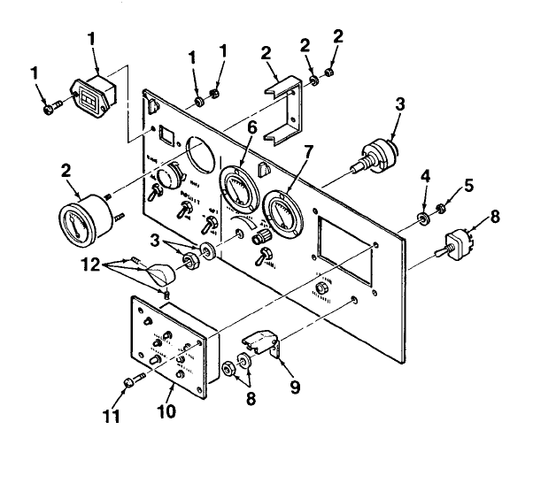 FERMONT MEP-831A, MEP 831 YANMAR L70AE, L70 FAULT INDICATOR 29390 *FACE ...
