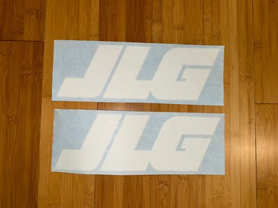 JLG Decal Kit Boom Lift Sky Power Sticker Set (2) 12" DECALS STICKERS ...