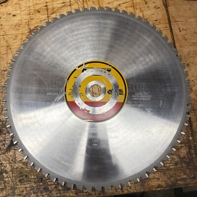 DeWALT DWA7747 14'' 66T Heavy Gauge Ferrous Metal Cutting Saw Blade | eBay