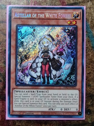 Astellar of the White Forest (Secret Rare) INFO-EN013 Near Mint 1st ...