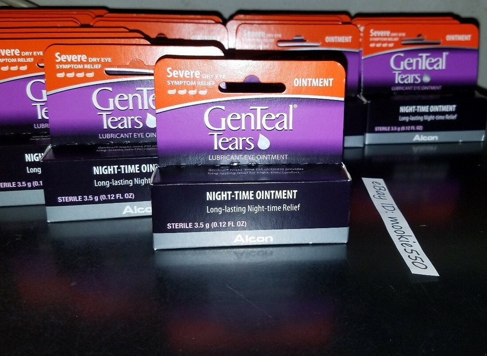 EXP 01/2026+! 5 Box Lot GenTeal Tears Night-Time PM Lubricant Eye ...