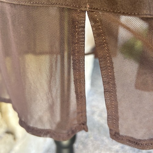 Attitudes by Renee Twin Set Medium Cardigan & Tank Mesh Trim Coral Pink Beige EC | eBay