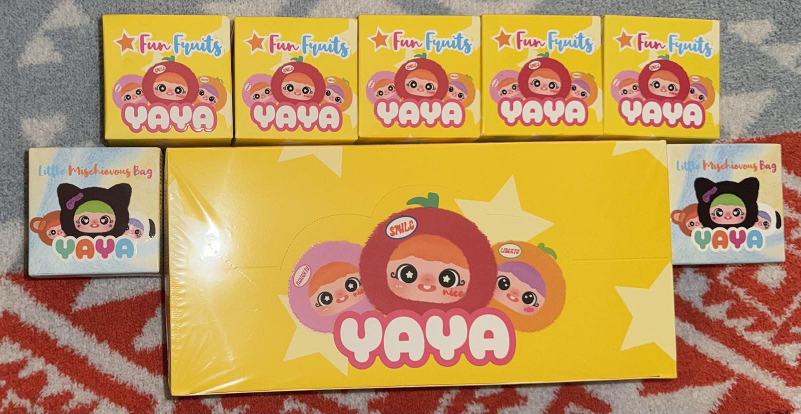 100% Authentic Brand New Sealed Baby Three Yaya Fun Fruits Blind Box ...
