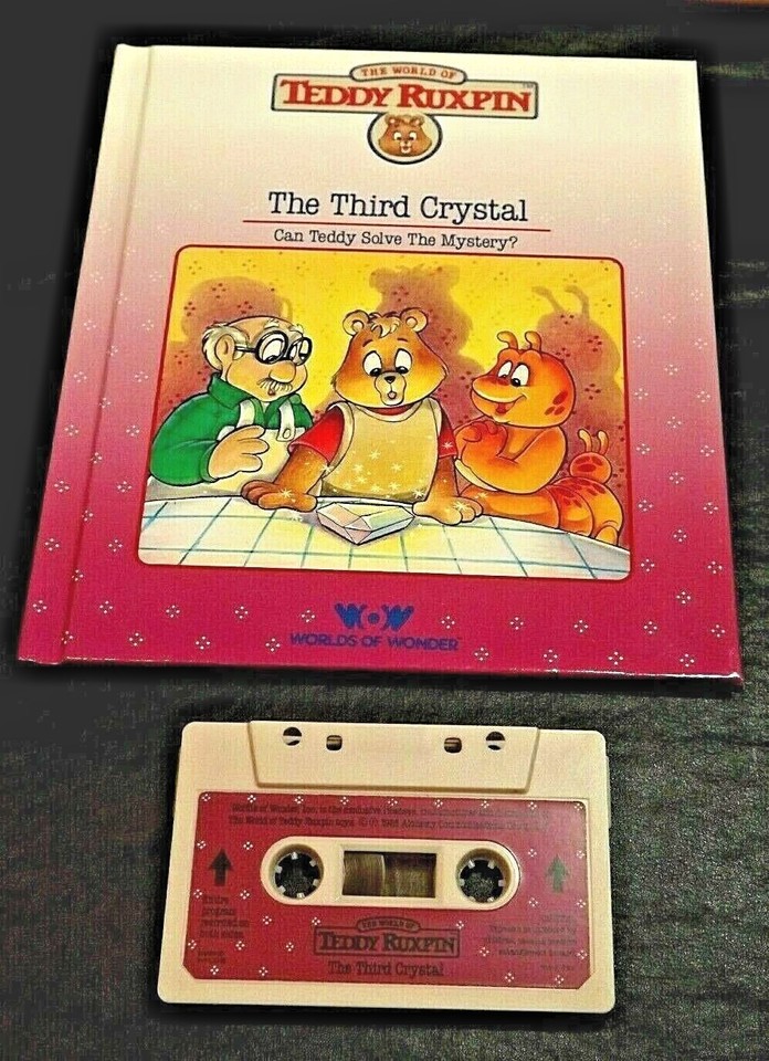TEDDY RUXPIN BOOK/TAPE THE THIRD CRYSTAL IN BOX WORLDS OF WONDER | eBay