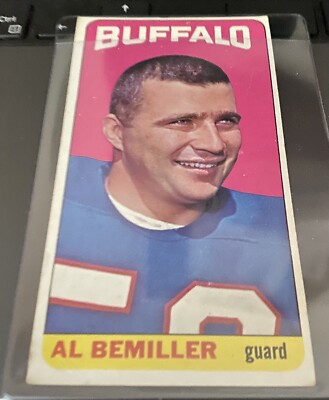 1965 Topps Al Bemiller #25 “EX+” Buffalo Bills “CENTERED” SYRACUSE ...