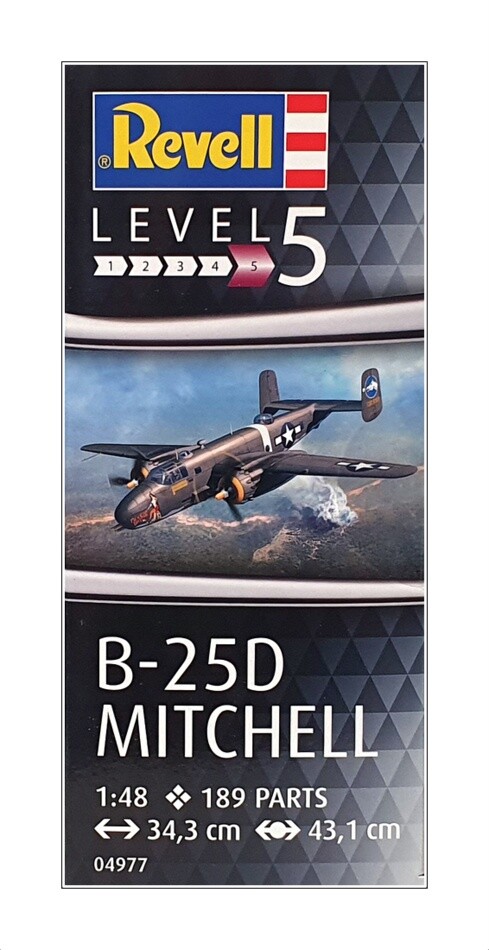Revell 1/48 Scale Aircraft Kit 04977 - North American B-25D Mitchell | eBay