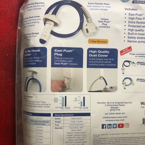 Whale WaterMaster Premium EP1612 12V High Flow Water Pump for sale ...