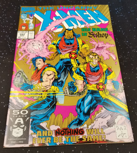 Uncanny X-Men #282 1st Cameo Appearance of Bishop Marvel Comics Raw ...