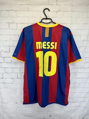 BARCELONA #10 MESSI 2010 2011 FAN CLASSIC SOCCER FOOTBALL SHIRT JERSEY ...