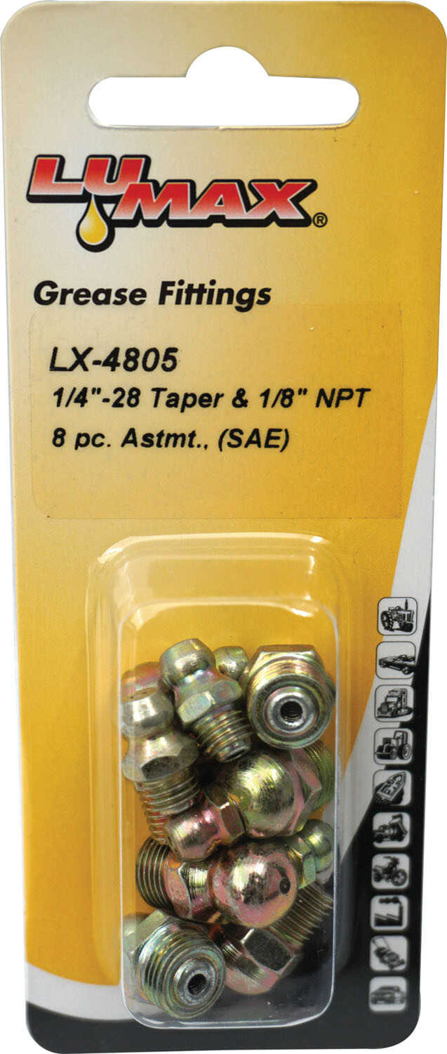 Lumax LX-1403 Heavy Duty Quick Release Grease Gun Coupler - Silver for ...