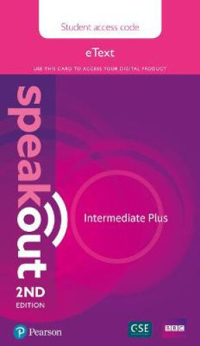Speakout Intermediate Plus 2nd Edition eText Access Card (speakout) | eBay