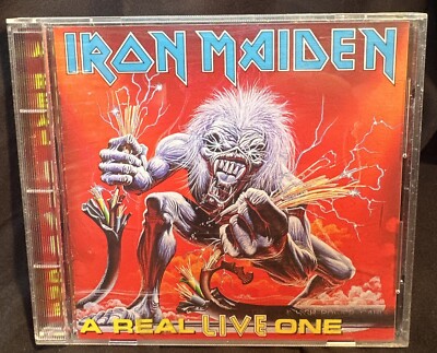 Iron Maiden - A Real Live One CD 1st US press bruce dickinson judas ...
