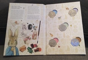 2016 Beatrix Potter 50p Coin Album Complete with Full Set of 5 Coins | eBay