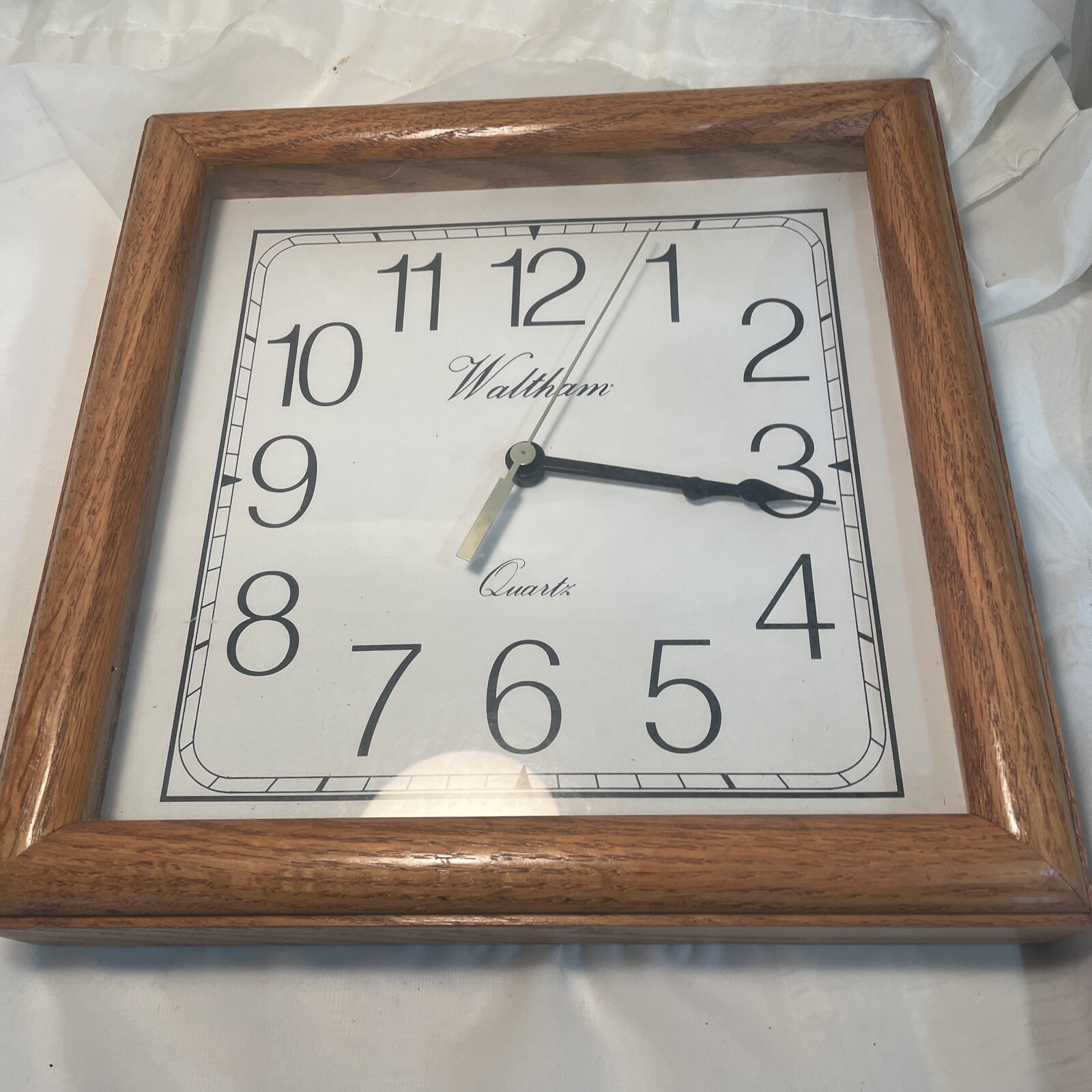 Vintage Waltham quartz wall clock | eBay