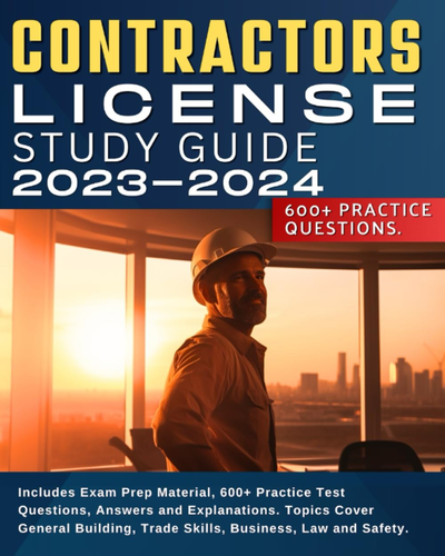Contractors License Study Guide: Includes Exam Prep Material, 600 ...