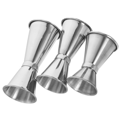 3pcs 304 Stainless Steel Double Cocktail Jigger Measuring Cup Set for ...