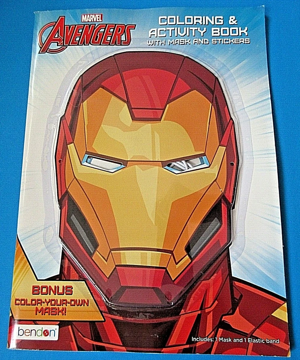 Iron Man Mask Coloring Pages For Kids