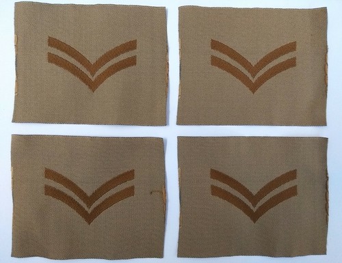 Operation Telic Chevrons Patches Corporal 2 Bar Genuine British Issue ...