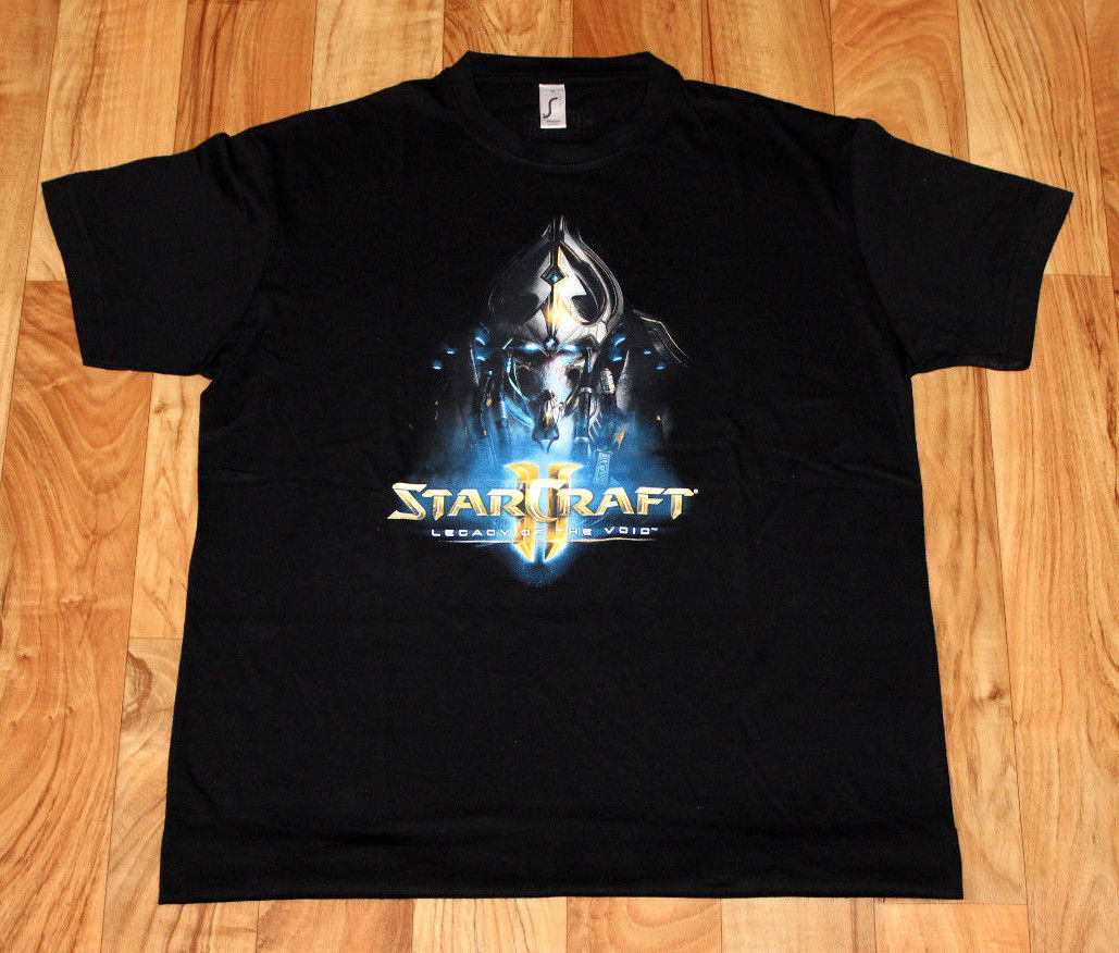 StarCraft II Legacy of the Void rare Promo T-Shirt size M Blizzard ...