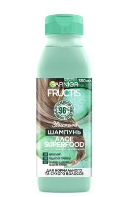 Garnier Fructis HairFood Moisturizing Shampoo Aloe All Hair Types 11.8 ...